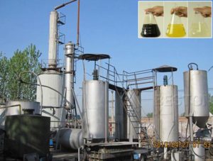 plastic oil distillation process